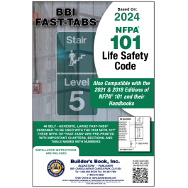 Buy 2024 Life Safety Code NFPA 101 Fast-Tabs | Buildersbook.com