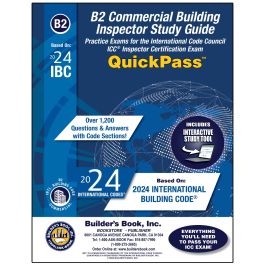 Buy B2 Commercial Building Inspector QuickPass Study Guide Based On ...