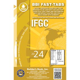 Buy 2024 International Fuel Gas Code (IFGC) Fast Tabs | Buildersbook.com