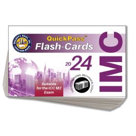 Buy 2024 International Mechanical Code IMC QuickPass Flash-Cards ...