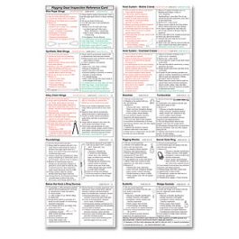 Rigging Gear Inspection Pocket Size Card: Builder's Book, Inc.Bookstore
