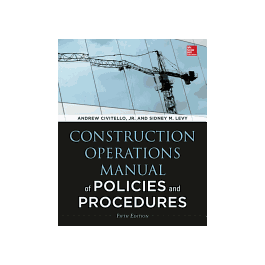 Construction Operations Manual of Policies and Procedures: Builder's ...