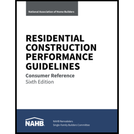 Buy Residential Construction Performance Guidelines, Consumer Reference, Sixth Edition (Pack of ...