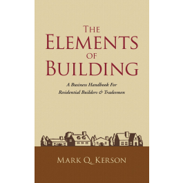The Elements of Building: Builder's Book, Inc.Bookstore