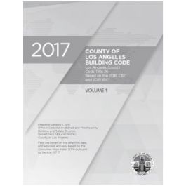 2017 County of Los Angeles Building Code - Amendments only: Builder's ...