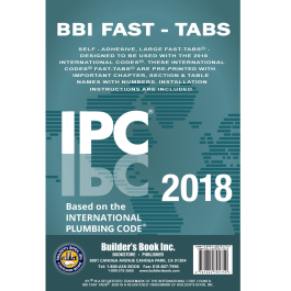 2018 International Plumbing Code (IPC) Fast Tabs: Builder's Book, Inc ...