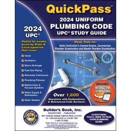 Buy Uniform Plumbing Code 2024 QuickPass Study Tool Book with Online ...