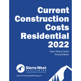 Buy 2022 Current Construction Costs Residential | Buildersbook.com