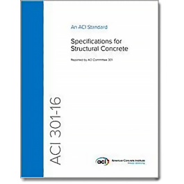Buy ACI 301-16 Specifications for Structural Concrete | Buildersbook.com