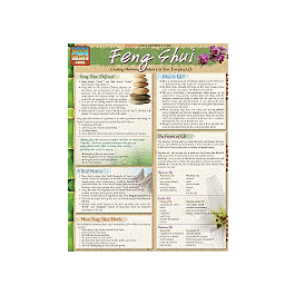 Feng Shui Laminated Reference Charts Quick Study: Builder's Book, Inc.Bookstore