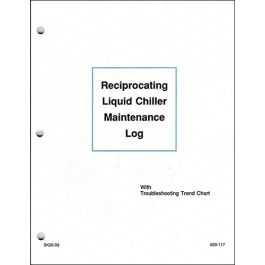 RECIPROCATING LIQUID CHILLER MAINTENANCE LOG: Builder's Book, Inc.Bookstore