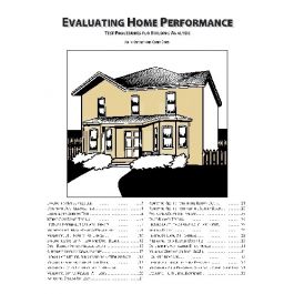 Evaluating Home Performance: Builder's Book, Inc.Bookstore