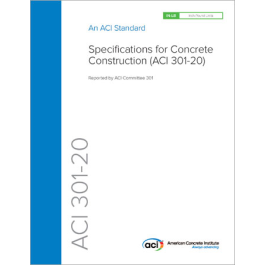 Buy ACI 301-20 Specifications for Concrete Construction | Buildersbook.com