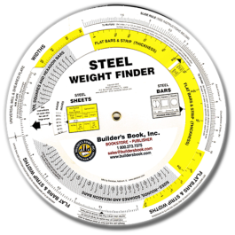 Steel Weight Finder,Wheel Calculator: Builder's Book, Inc.Bookstore
