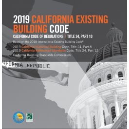 2019 CAlIFORNIA EXISTING BUILDING CODE