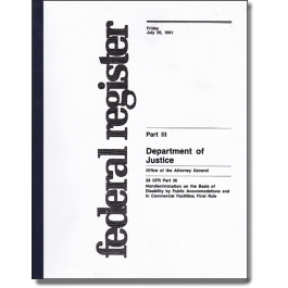 Federal Register 28 CFR Part 36: Builder's Book, Inc.Bookstore