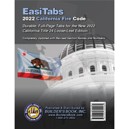 Buy 2022 California Fire Code, Title 24 Part 9. Loose-Leaf EasiTabs ...