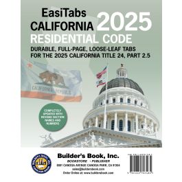 Buy 2025 California Residential Code, Title 24 Part 2.5 Loose-Leaf ...