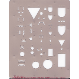 Electronic Template, Most Used Logic and Electronic Symbols