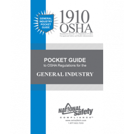 1910 OSHA GENERAL INDUSTRY POCKET GUIDE (UPDATED)