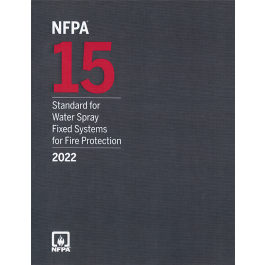 Buy NFPA 15 Standard for Water Spray Fixed Systems for Fire Protection ...