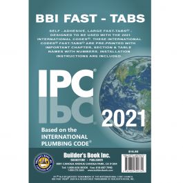 2021 International Plumbing Code (IPC) Fast-Tabs