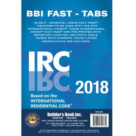2018 International Residential Code (IRC) Fast Tabs: Builder's Book ...