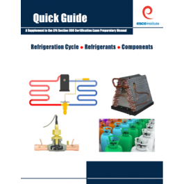Quick Guide to Refrig Cycle, Refrigerants, Components