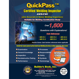 QuickPass Certified Welding Inspector AWS/CWI Study Guide: Builder's ...