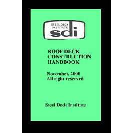Roof Deck Construction Handbook.: Builder's Book, Inc.Bookstore