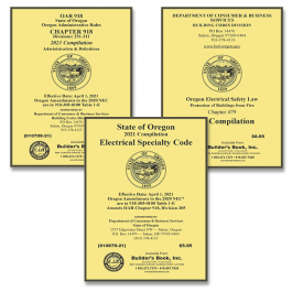 Buy 2021 State of Oregon Electrical 3 Inserts COMBO - 20% DISCOUNT ...