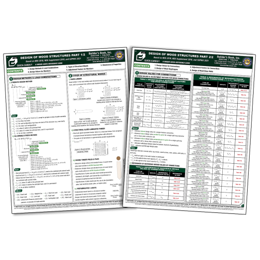 Construction Quick Cards |Builder's Book