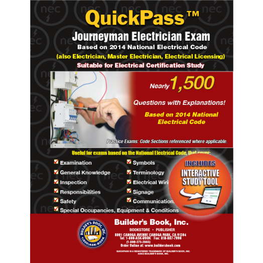 Electrical Study Guides QuickPass Books | Builder's Book
