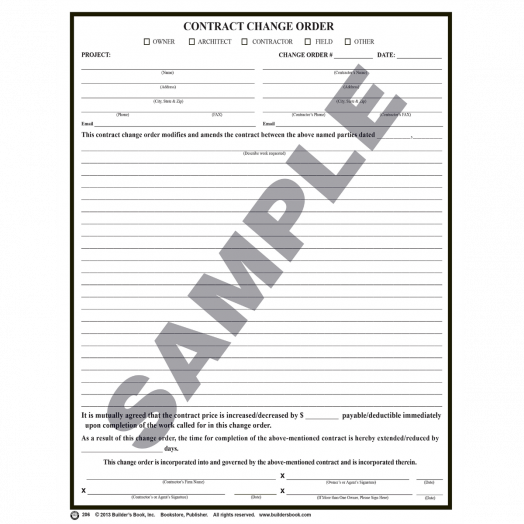 California Forms & Contracts | Builder's Book
