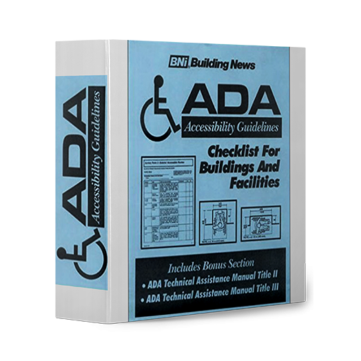 (ADA) Accessibility Guidelines Books | Builder's Book