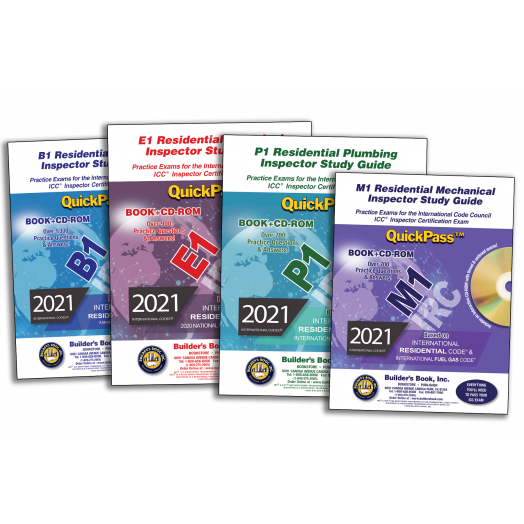 ICC Inspector's Study Guides 2021 |Builder's Book