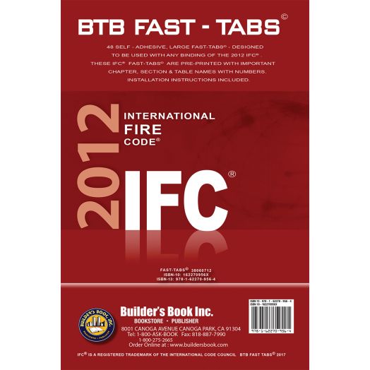 BBI Fast-Tabs | Builder's Book, Inc.Bookstore