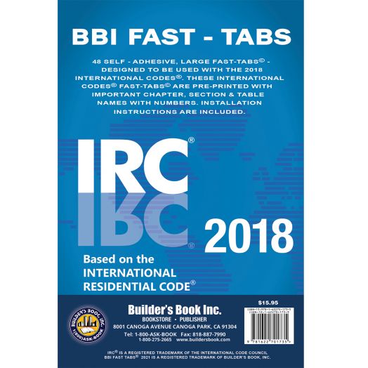 BBI Fast-Tabs | Builder's Book, Inc.Bookstore