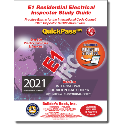 ICC Inspector's Study Guides 2021 |Builder's Book