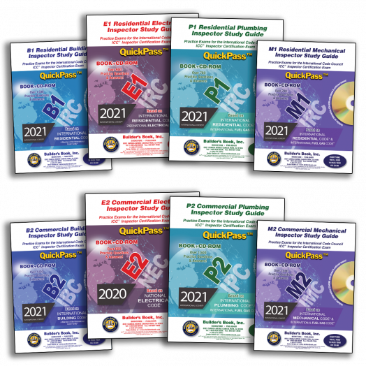 ICC Inspector's Study Guides 2021 |Builder's Book