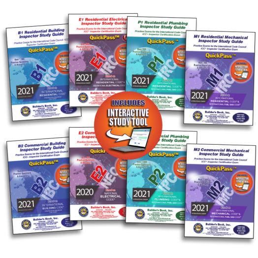 ICC Inspector's Study Guides 2021 |Builder's Book