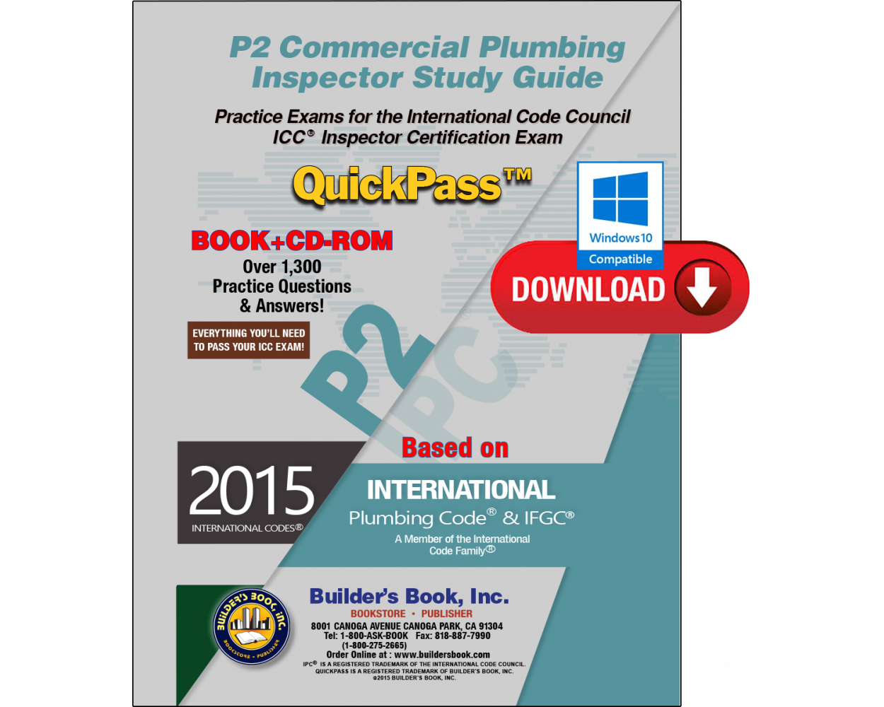 P2 Commercial Plumbing Inspector QuickPass Study Guide Based on 2015 ...