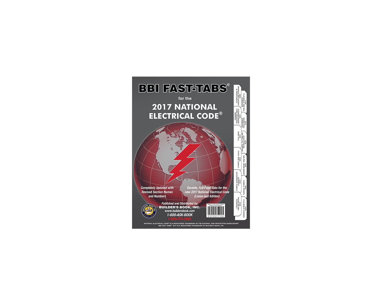2017 National Electrical Code (NEC) Loose-leaf BBI Fast-Tabs: Builder's ...