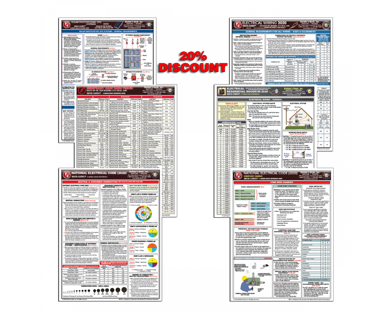 2020 NEC 6 Quick-Card COMBO - 20% Discount