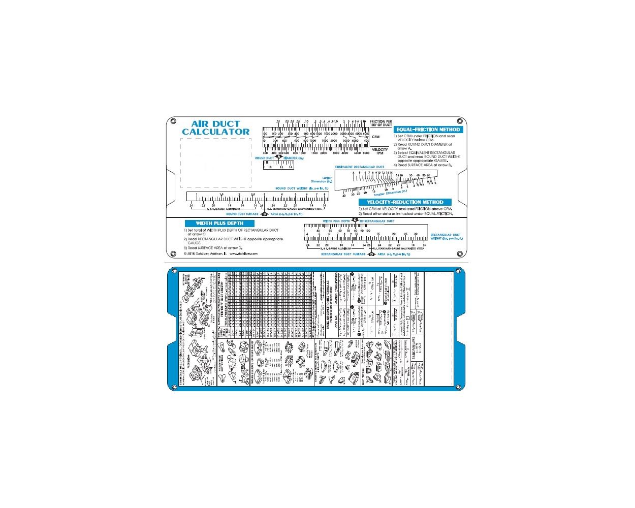 Air Duct Calculator - Slide Rule: Builder's Book, Inc.Bookstore