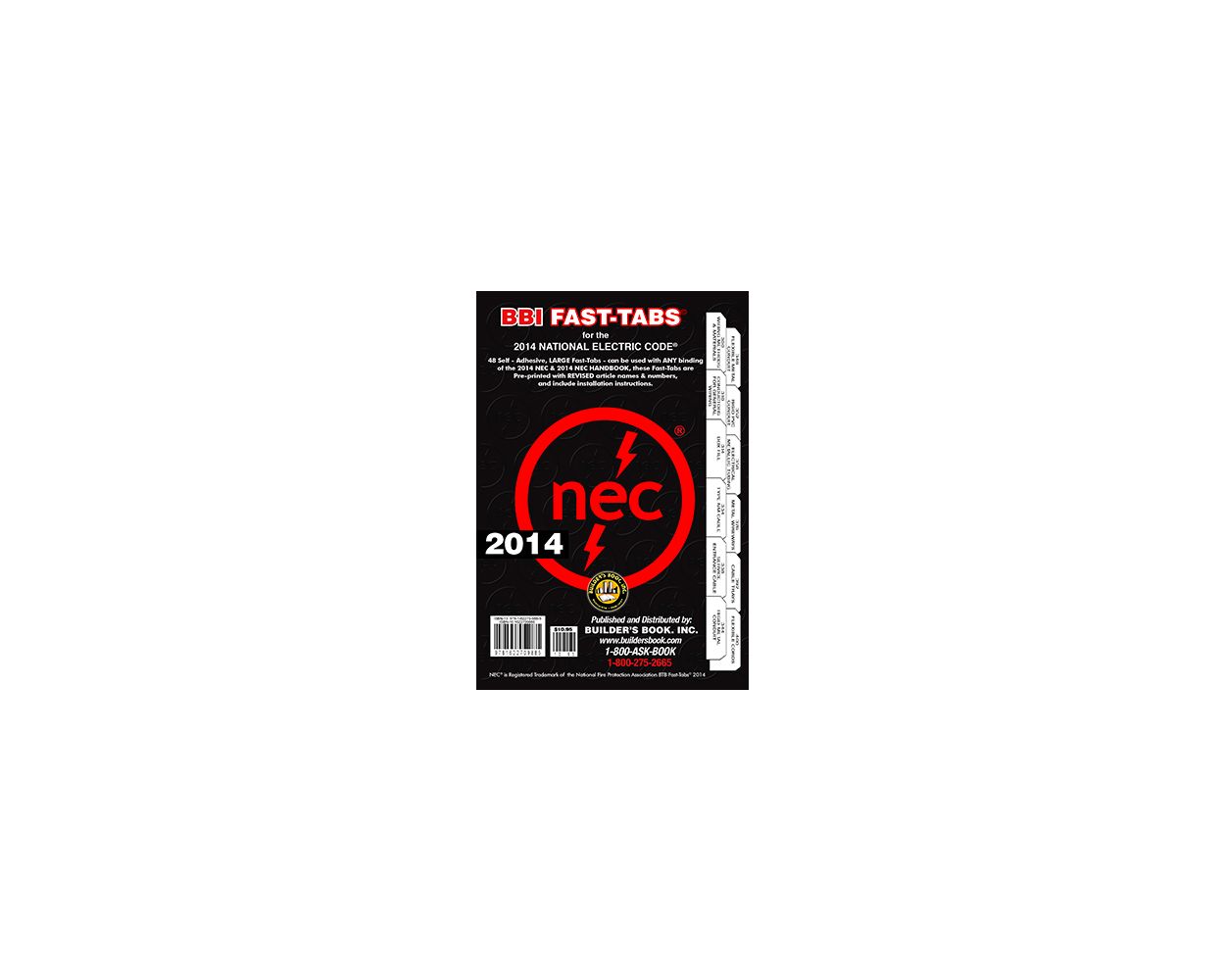 2014 National Electrical Code NEC Fast-Tabs For Softcover, Spiral ...