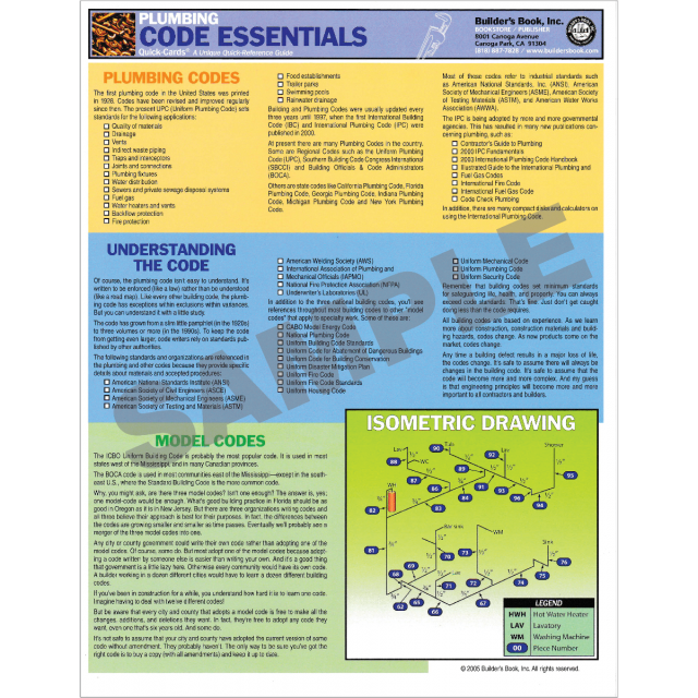 Basic Plumbing: Builder's Book, Inc.Bookstore