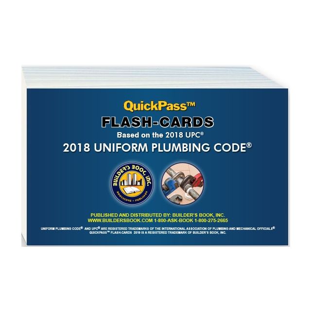 2015 Uniform Plumbing Code Study Guide with Tabs: Builder's Book, Inc.Bookstore