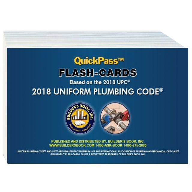 2015 Uniform Plumbing Code Study Guide with Tabs: Builder's Book, Inc ...