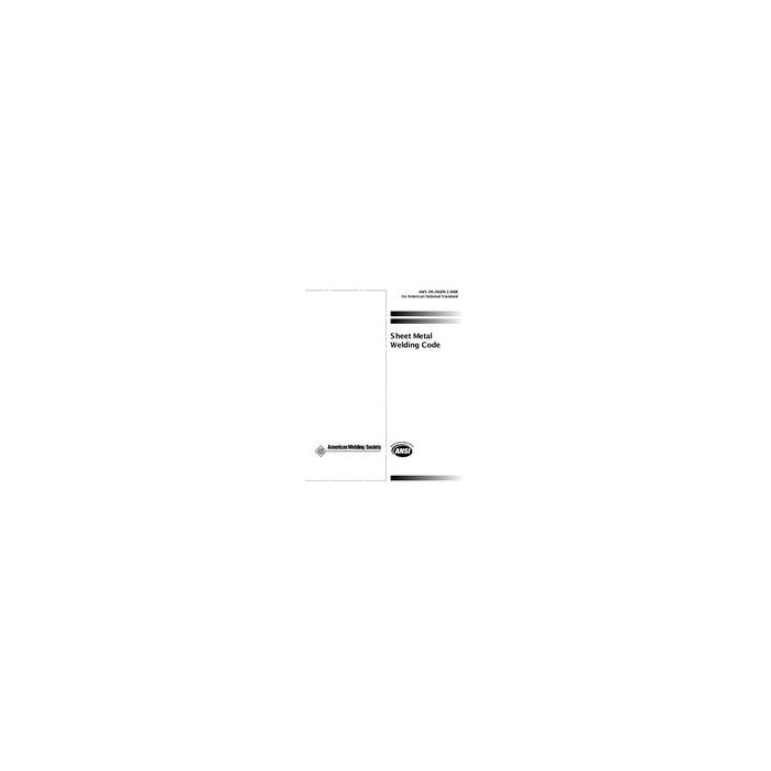 AWS D9.1M/D9.1:2006 Sheet Metal Welding Code: Builder's Book, Inc.Bookstore